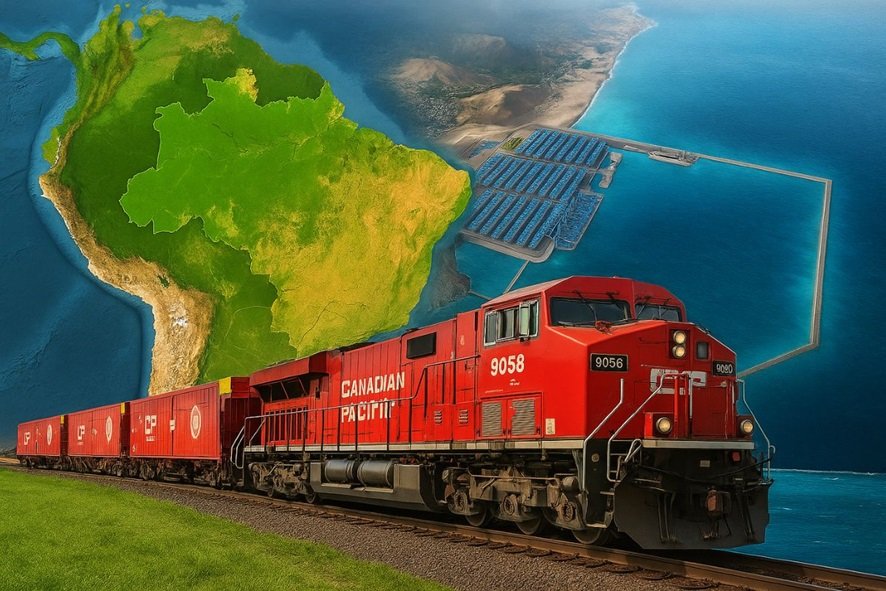 Brasil e China assinam acordo para Ferrovia Bioceânica: Nova rota ...